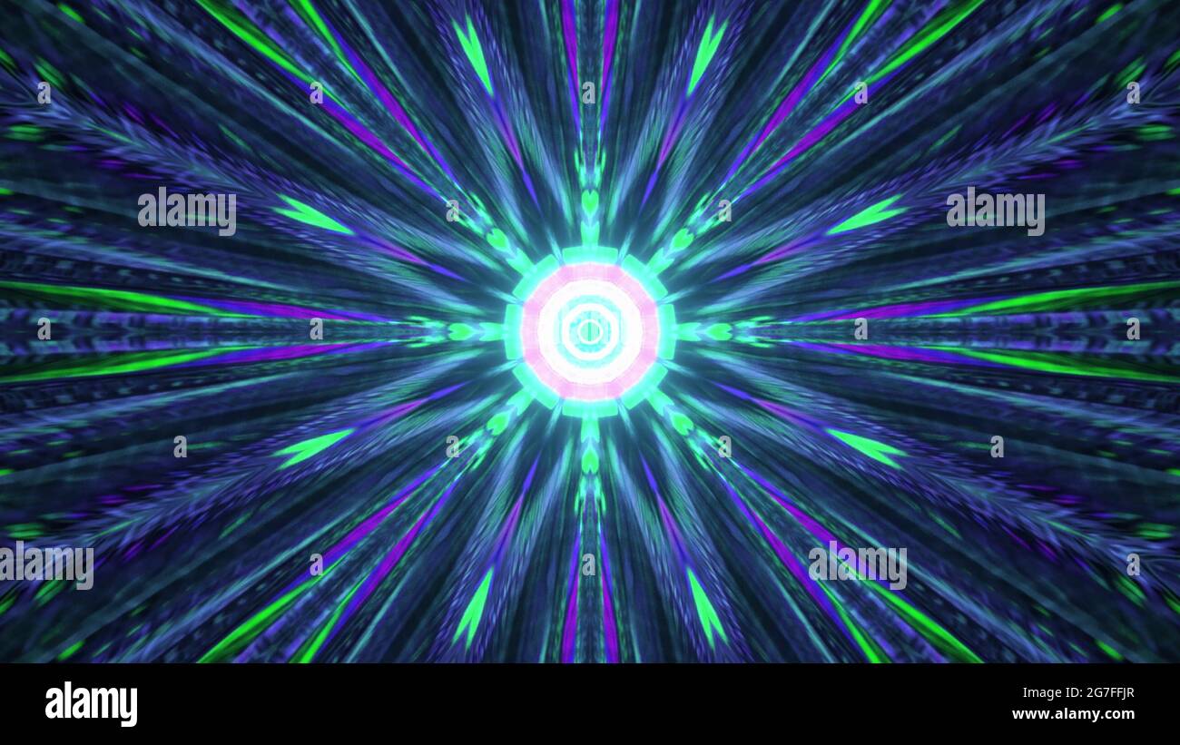 Abstract 3D multi-colored illustration of a light Stock Photo - Alamy