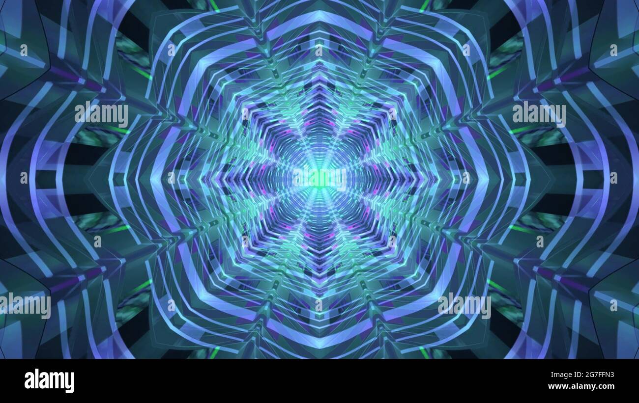 Abstract 3D illustration in blue and light blue colors Stock Photo - Alamy