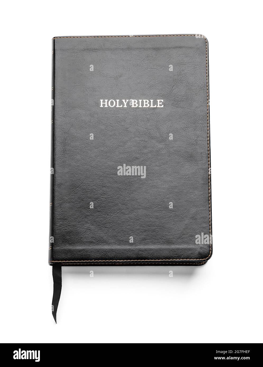Holy Bible on white background Stock Photo - Alamy