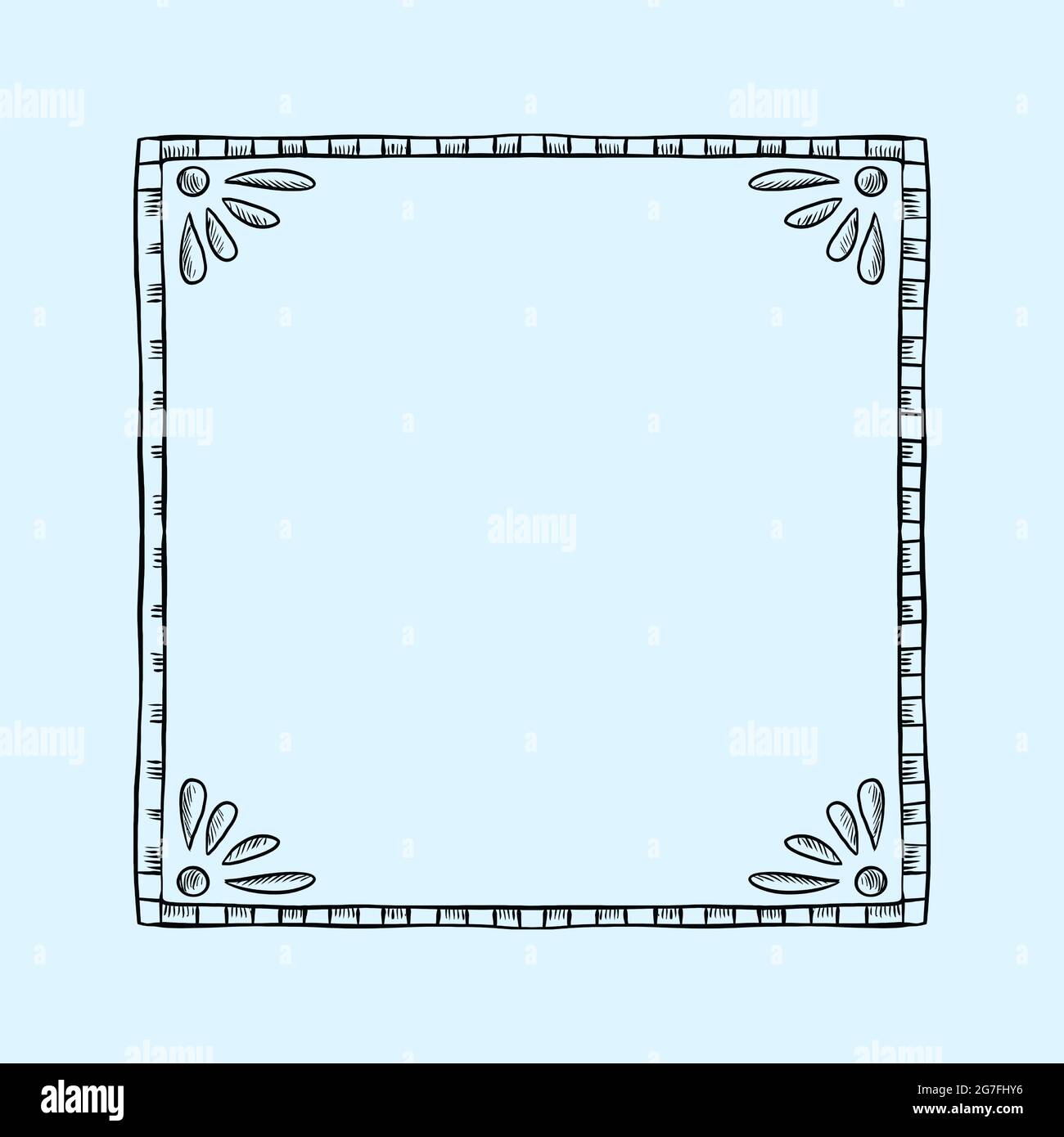 Simple Handmade Border Design