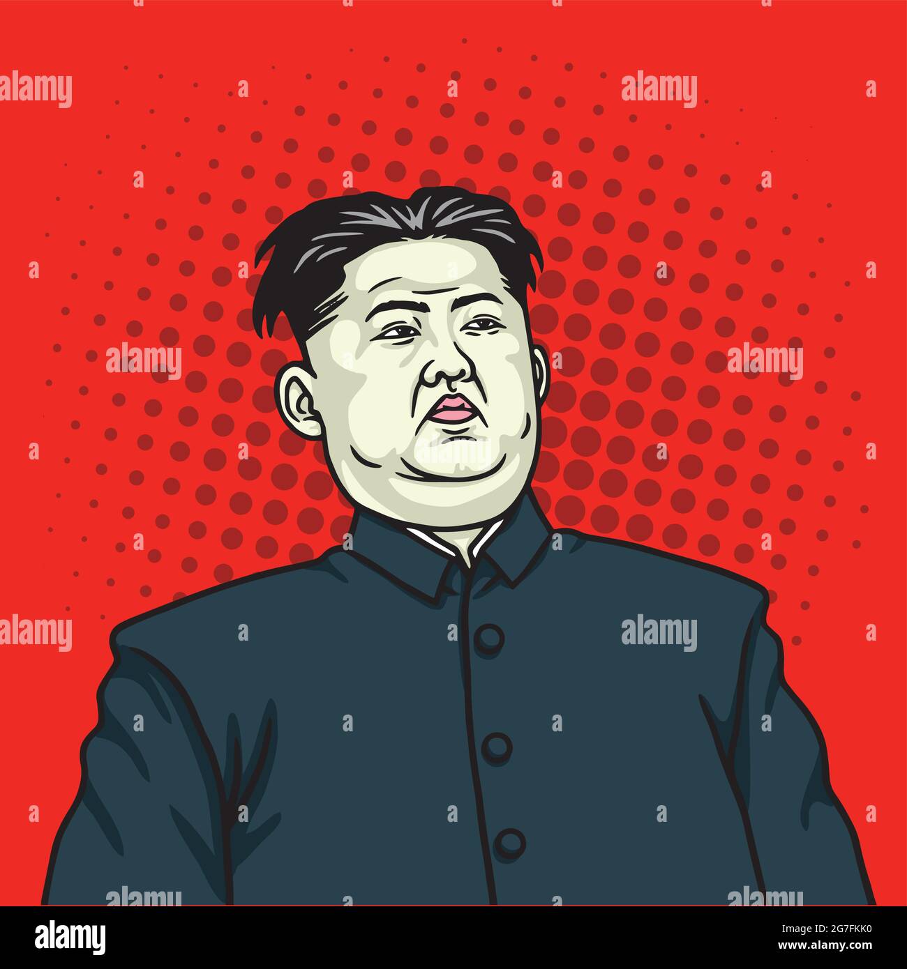Kim jong un portrait hi-res stock photography and images - Alamy
