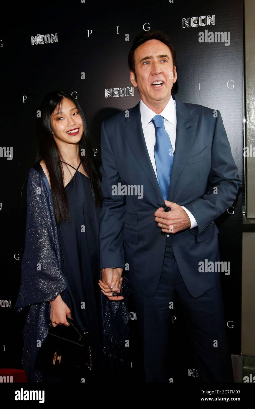 Nicolas cage and riko shibata 2021 hi-res stock photography and images ...