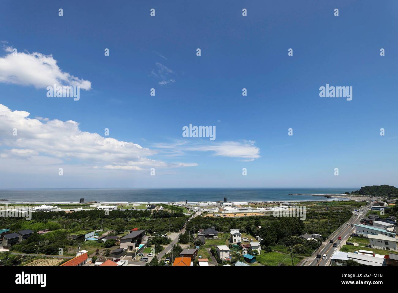 Ichinomiya, Chiba, Japan. 10th July, 2021. Tsurigasaki Beach, July 10 ...