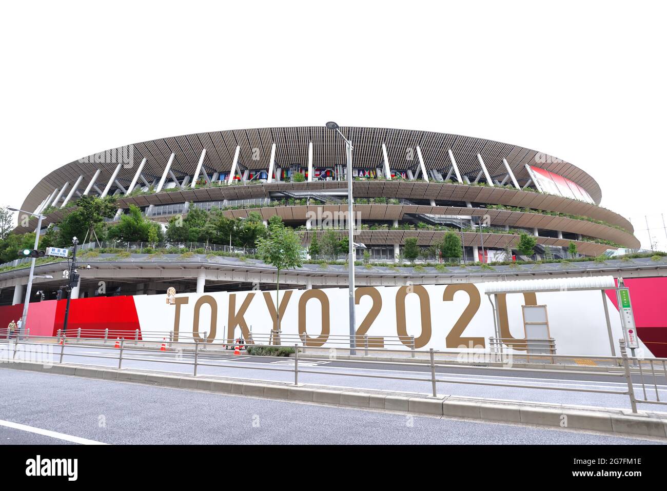 Chofu, Tokyo, Japan, July 13, 2021. A general view of the National ...