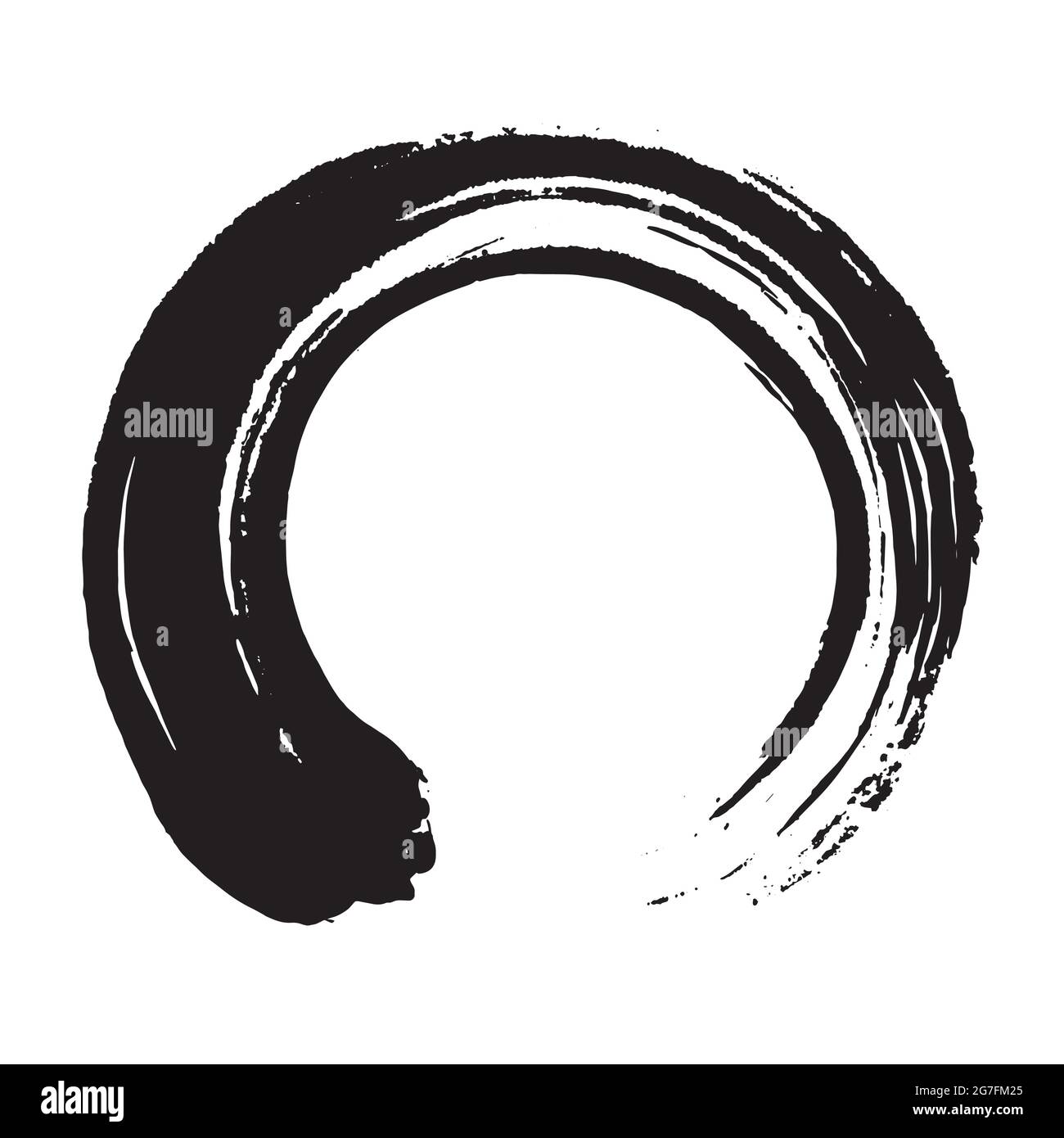 Japanese Enso Zen Black Ink Vector Art Stock Vector Image & Art - Alamy