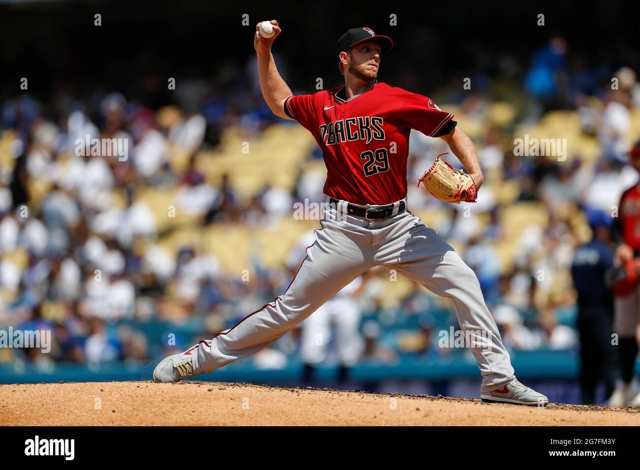 Arizona Diamondbacks pitcher Merrill Kelly (29) during an MLB regular ...