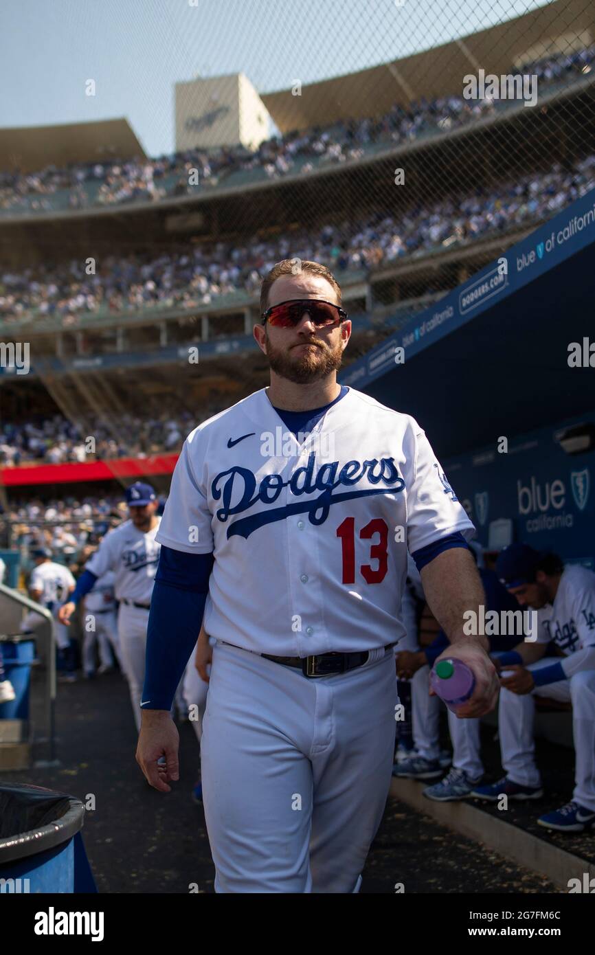 Los Angeles Dodgers infielder Max Muncy (13) during an MLB regular ...