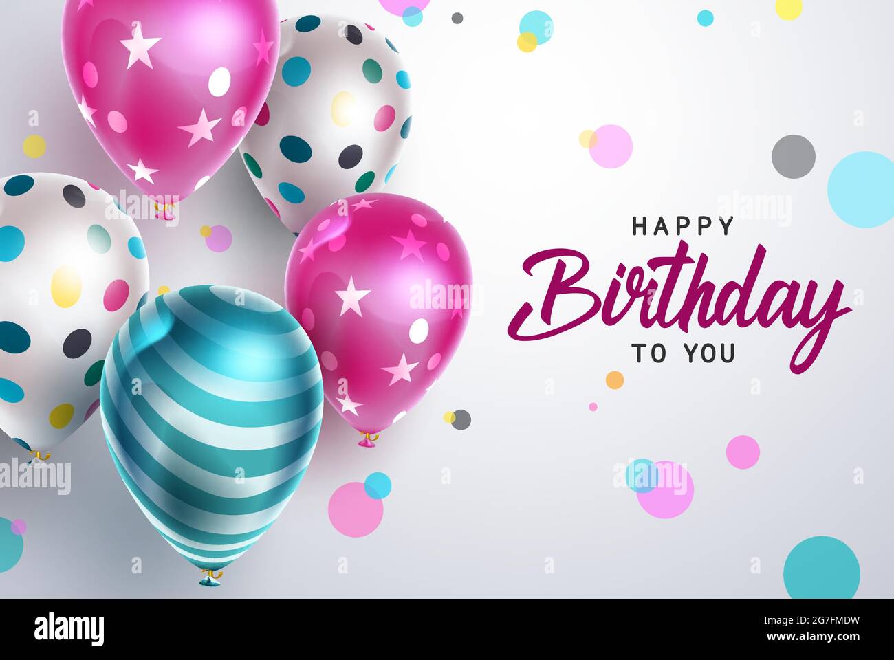 Festive balloon in empty Stock Vector Images - Alamy