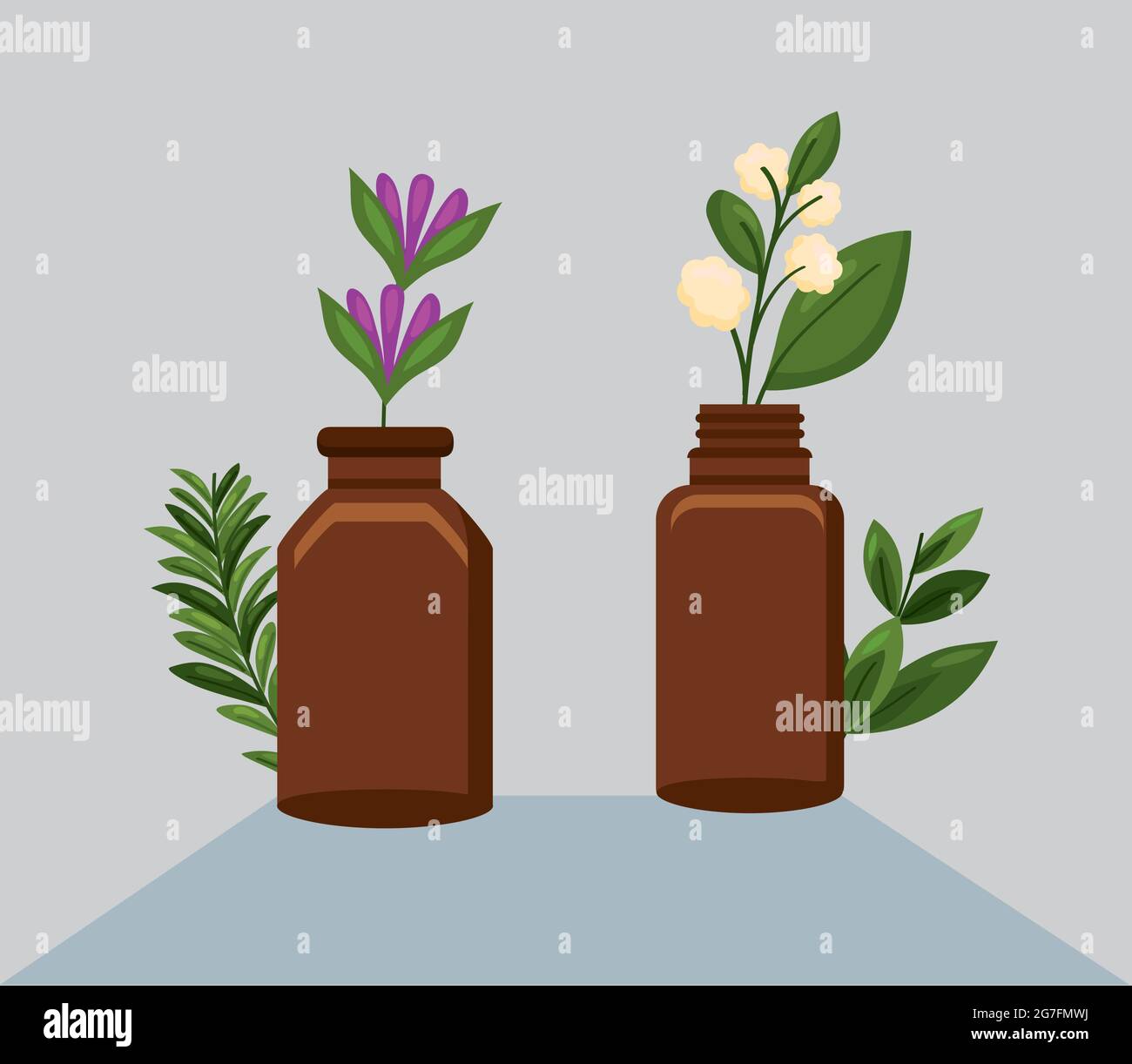 two essentials set oils icons Stock Vector Image & Art - Alamy