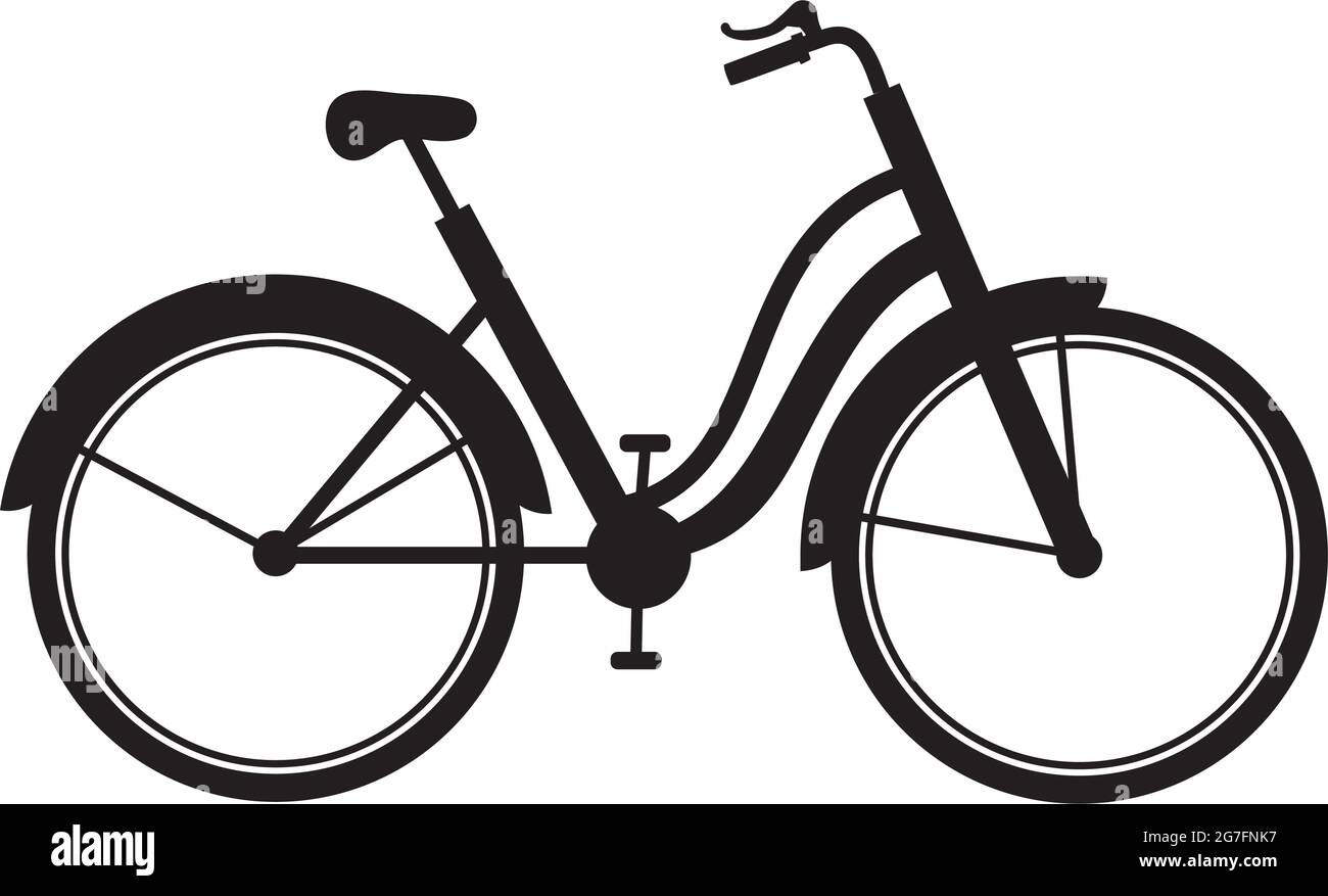 black bike icon Stock Vector Image & Art - Alamy