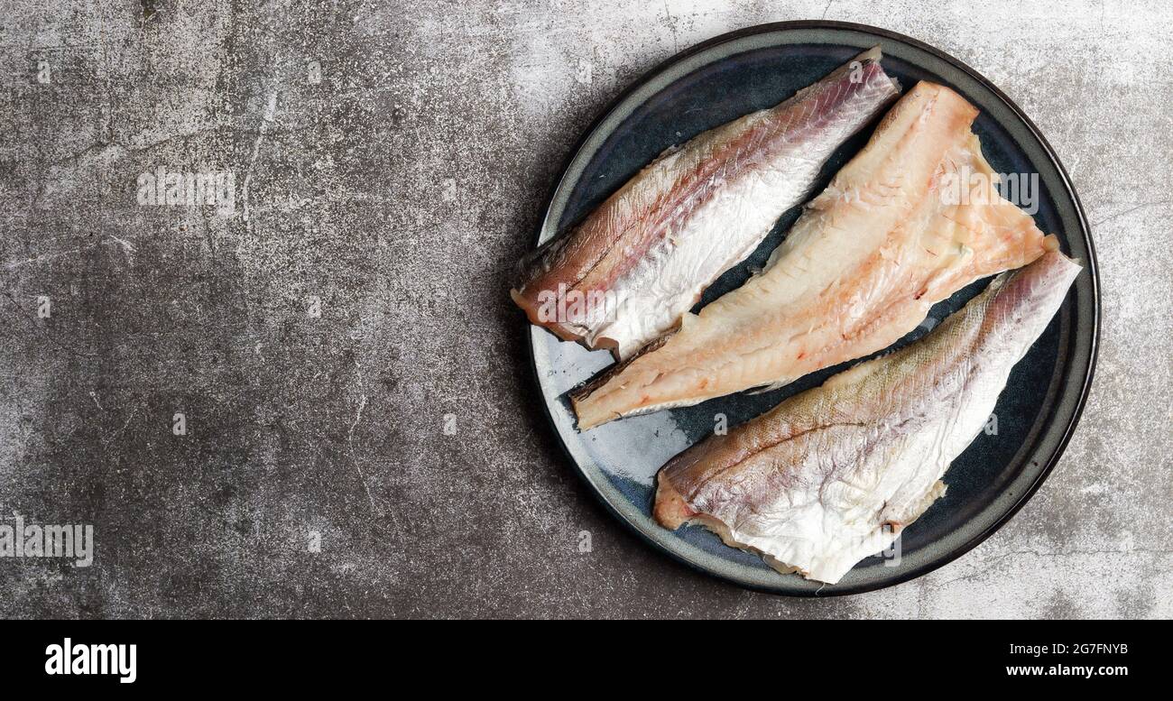 Pollack fillet hi-res stock photography and images - Alamy