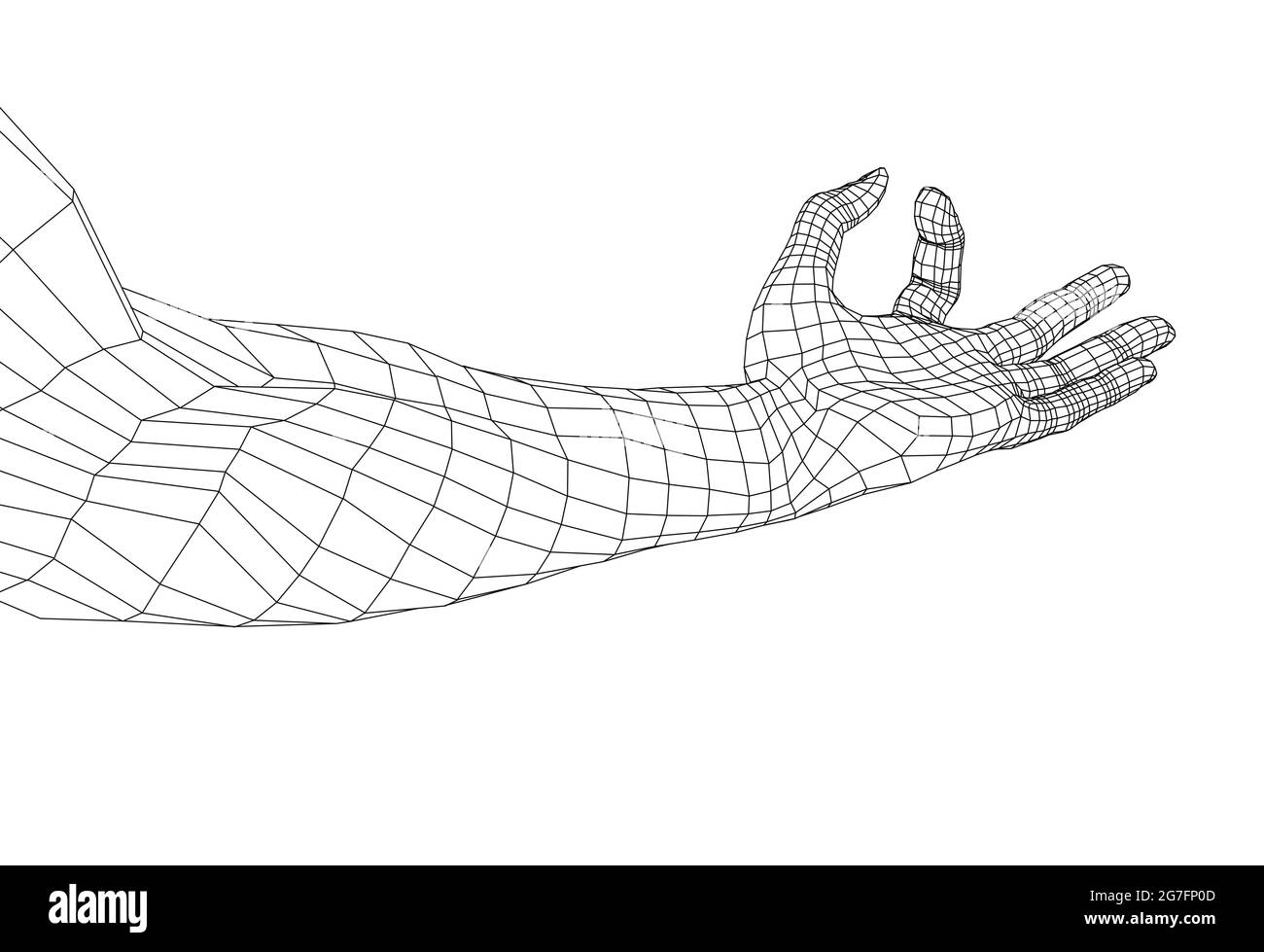 Hand hold some tiny or thin object. Vector Stock Vector Image & Art - Alamy