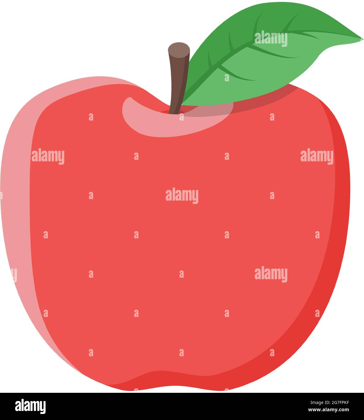 Apple shape cartoon hi-res stock photography and images - Alamy