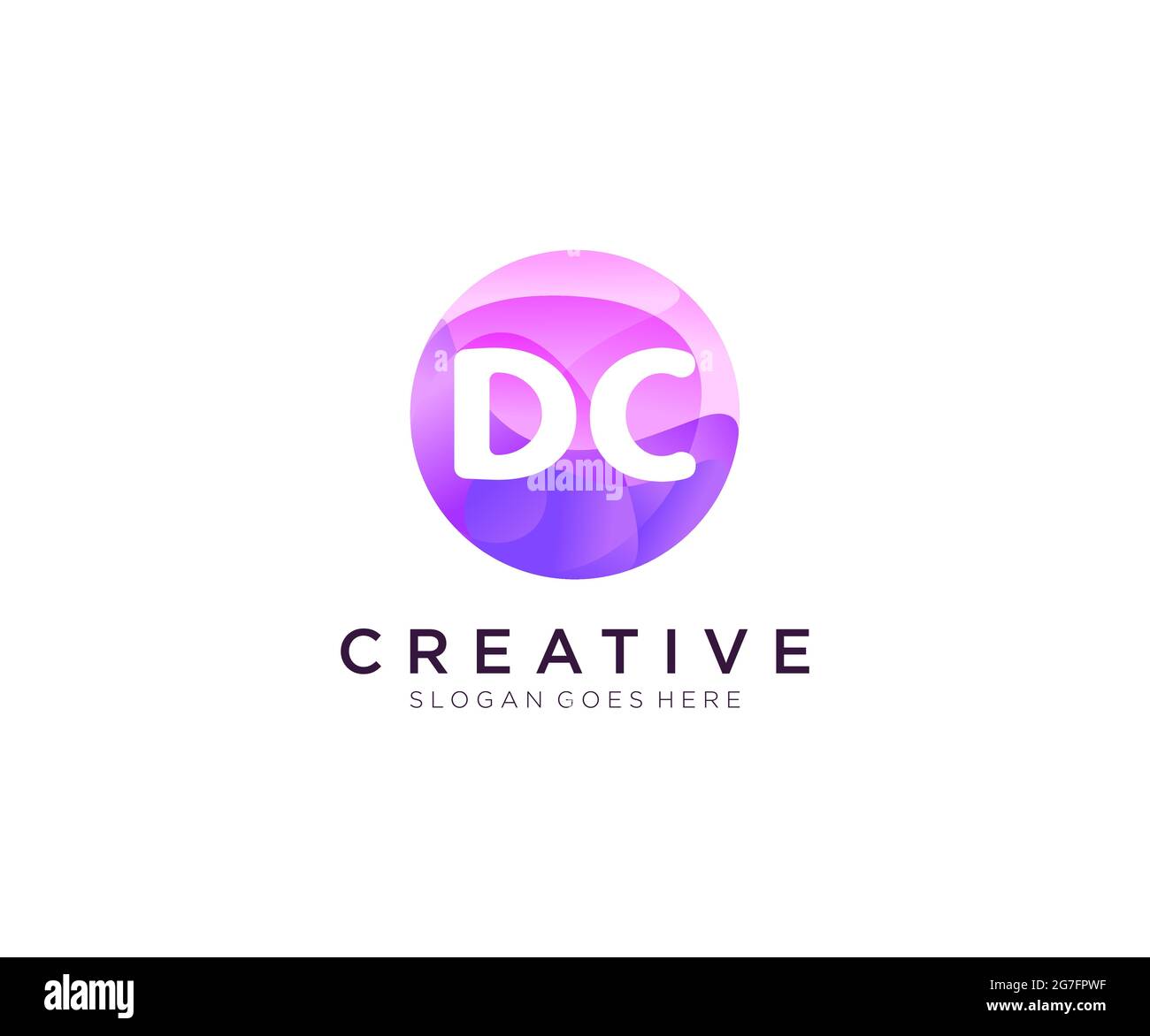 Dc initial logo hi-res stock photography and images - Alamy