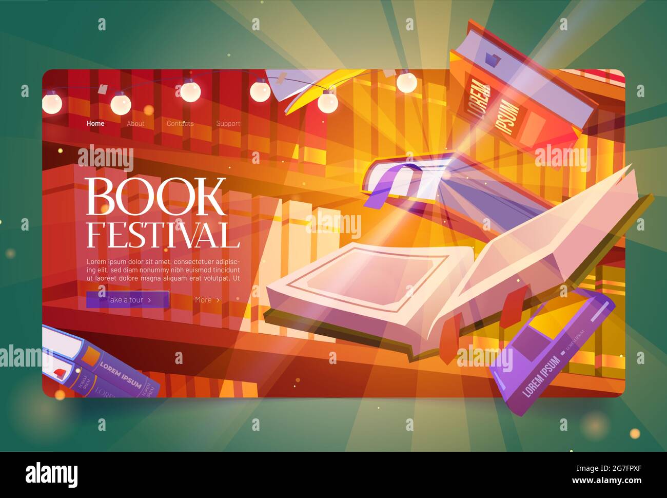 Design in the festival booklet Stock Vector Images - Alamy