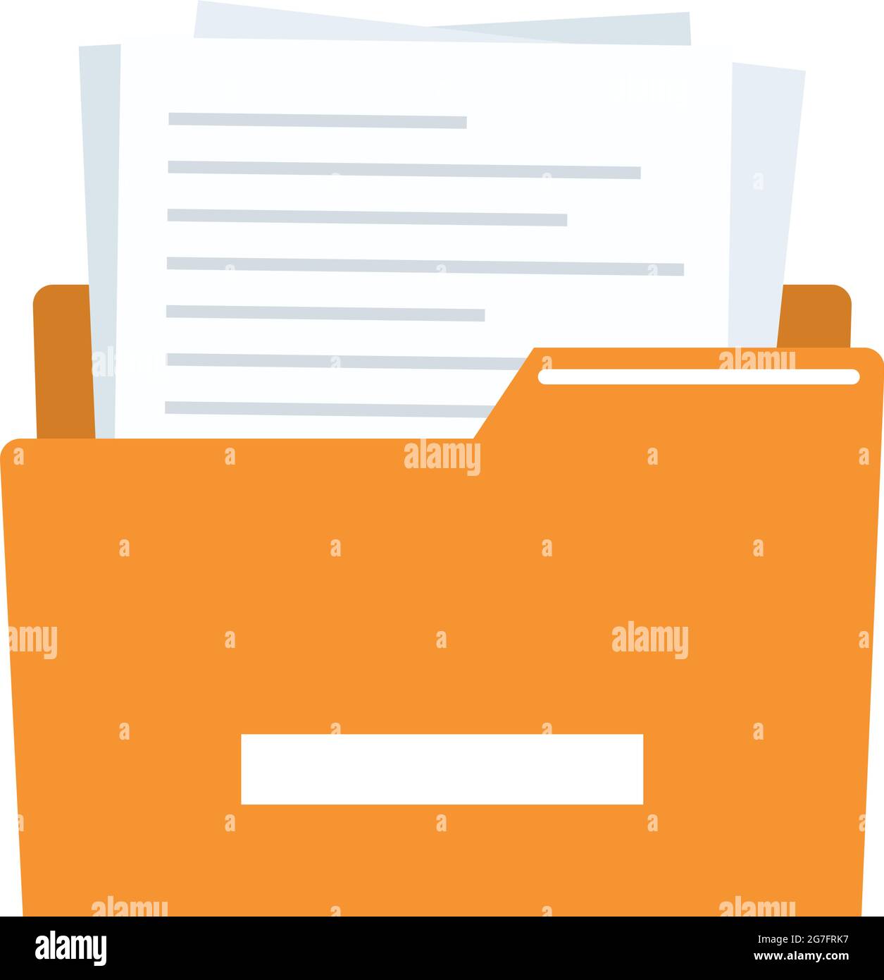 orange folder design Stock Vector Image & Art - Alamy