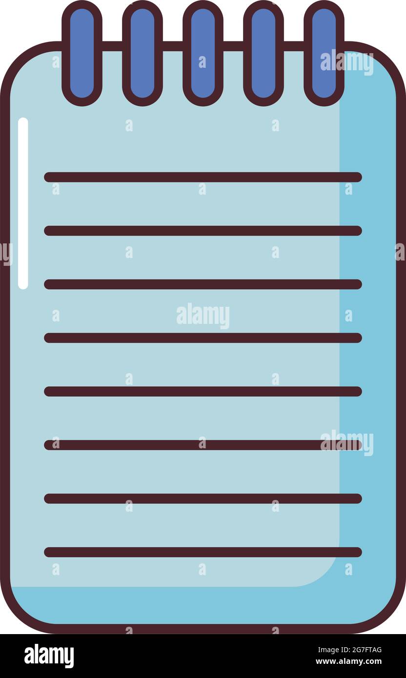 ringed notebook illustration Stock Vector Image & Art - Alamy