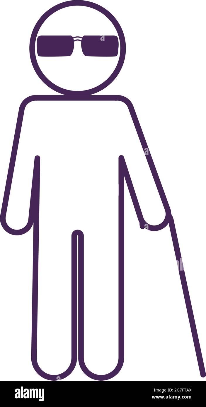 blind symbol design Stock Vector Image & Art - Alamy