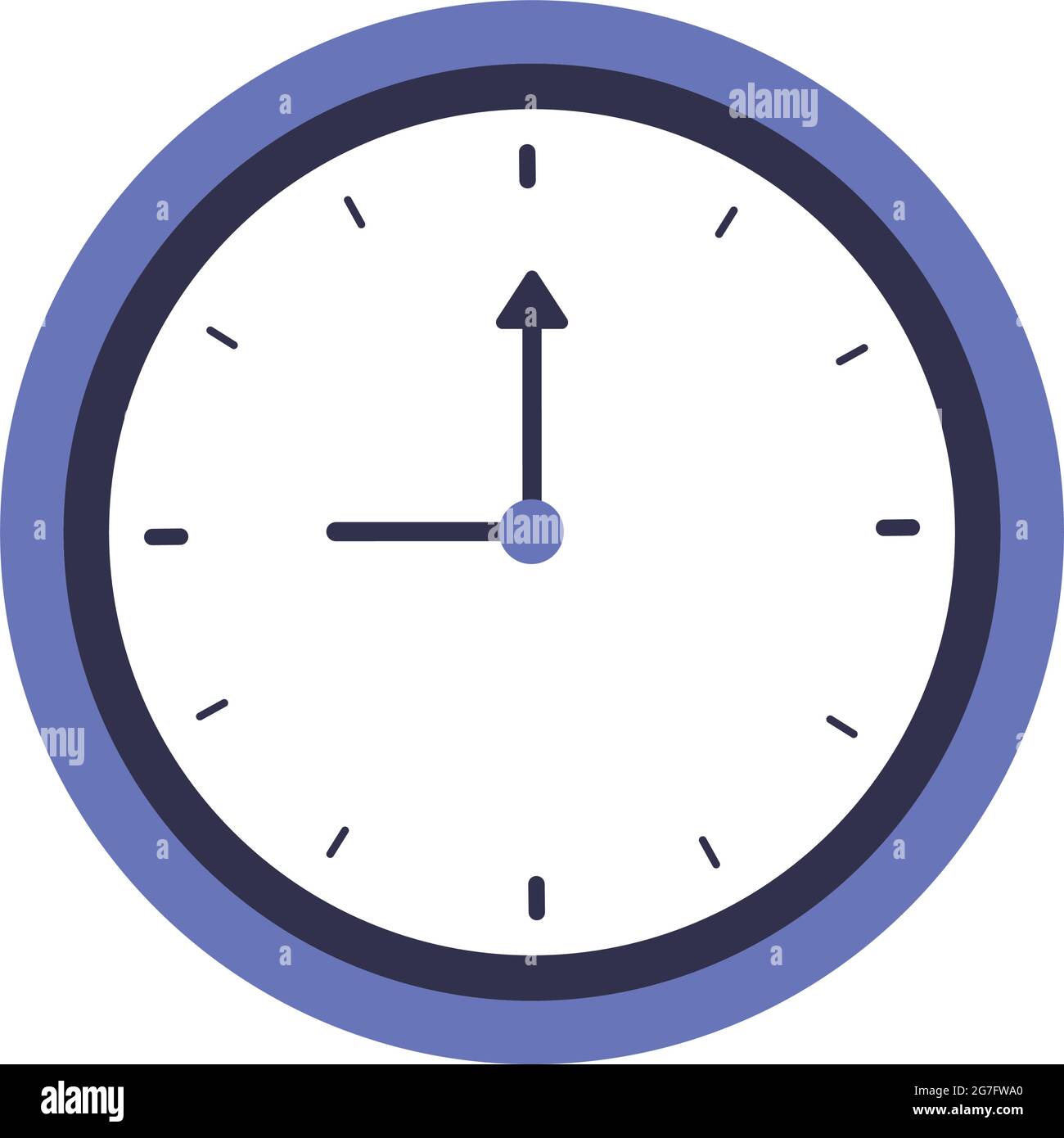 wall clock design Stock Vector Image & Art - Alamy