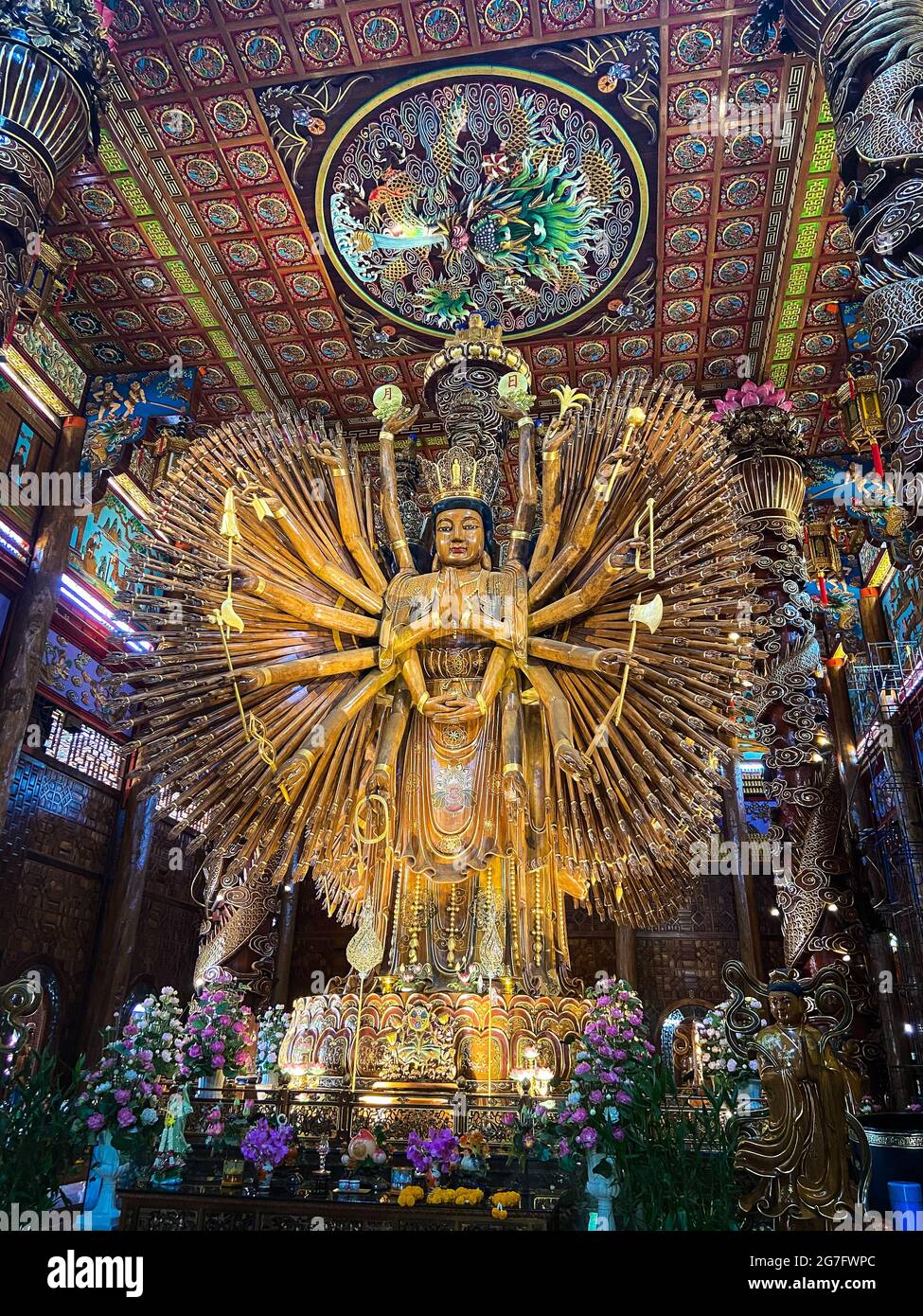 Wat Metta Thamrat or Wat Metta Tham Photiyan in Kanchanaburi, Thailand ...