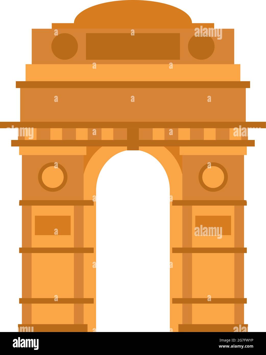indian famous gate Stock Vector Image & Art - Alamy