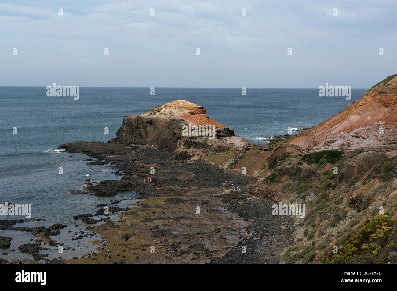 Pebble Beach is at Cape Schank in Victoria, Australia, and only ...