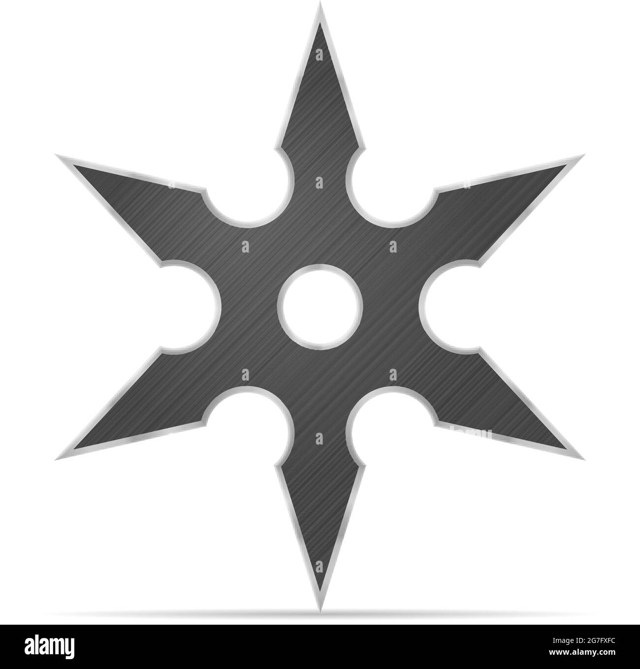 Shuriken on a white background. Vector illustration Stock Vector Image ...