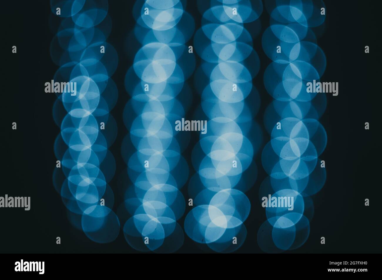 Horizontal dark background with blue bokeh lights Stock Photo - Alamy