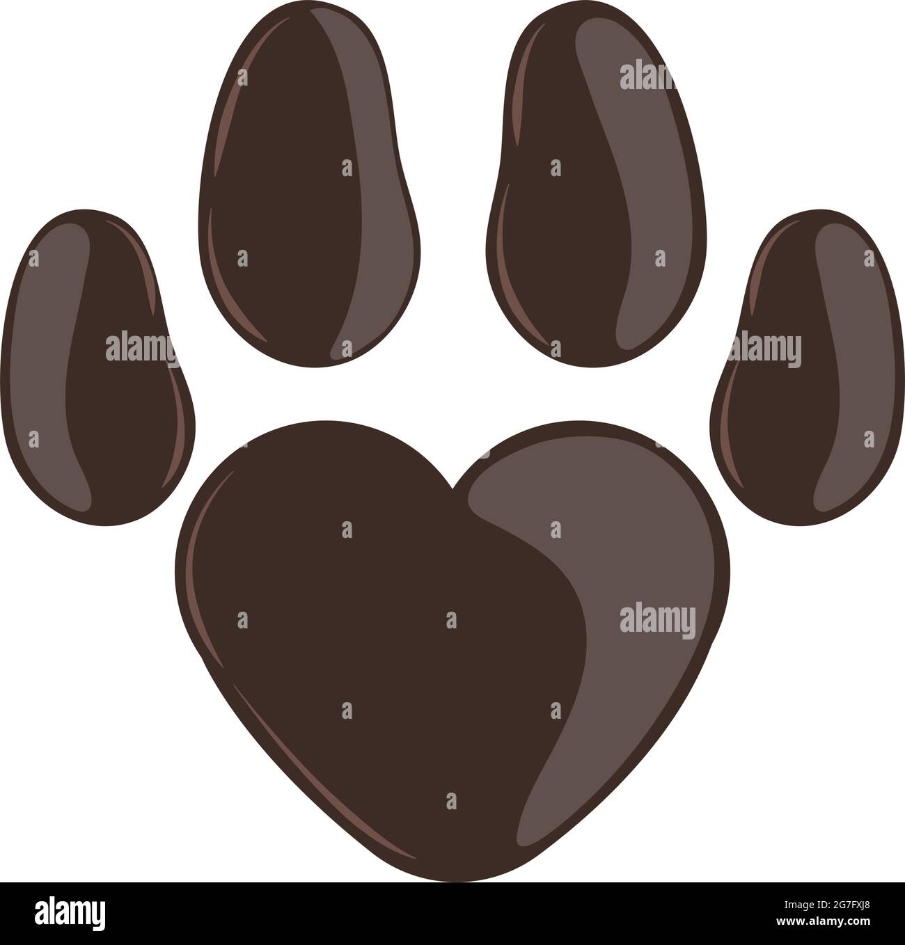 pet footprint animal Stock Vector Image & Art - Alamy