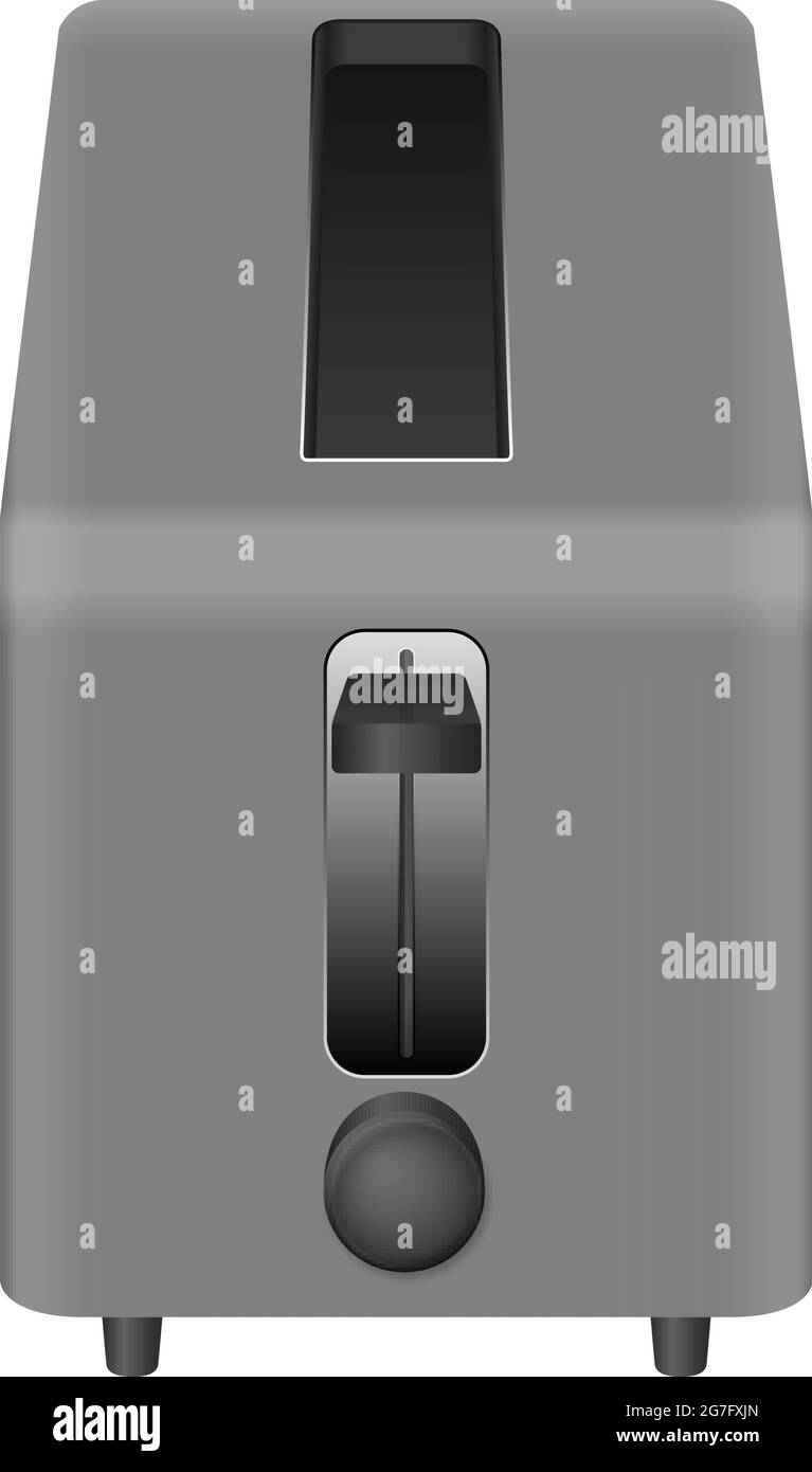 Toaster on a white background. Vector illustration Stock Vector Image ...