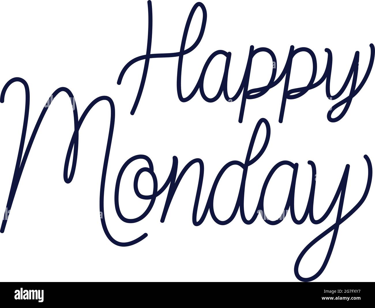 design of happy monday Stock Vector Image & Art - Alamy