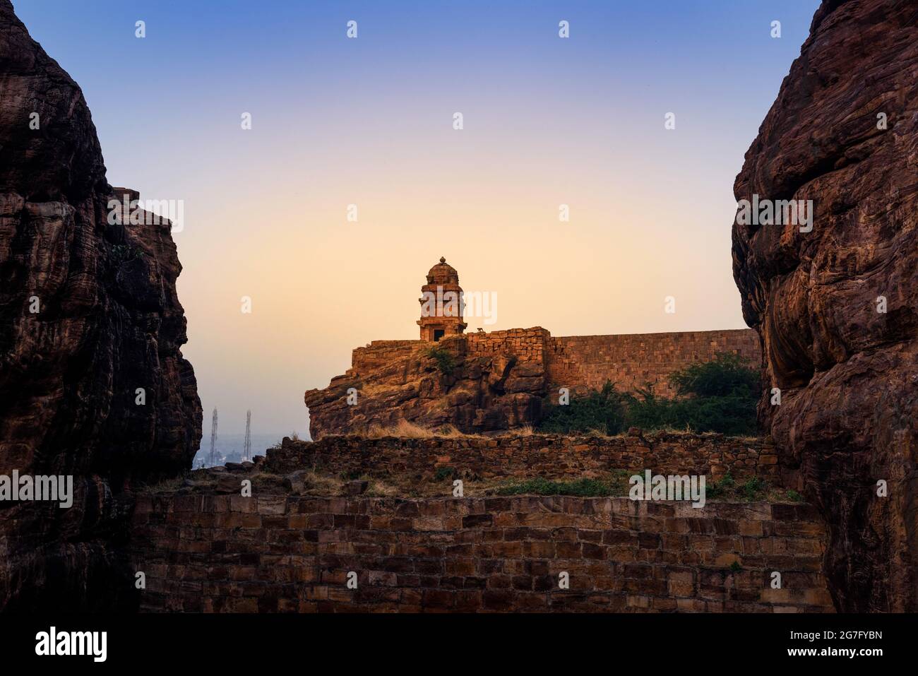 Path through steep cliffs, Entrance for lower and upper Shivalaya in ...