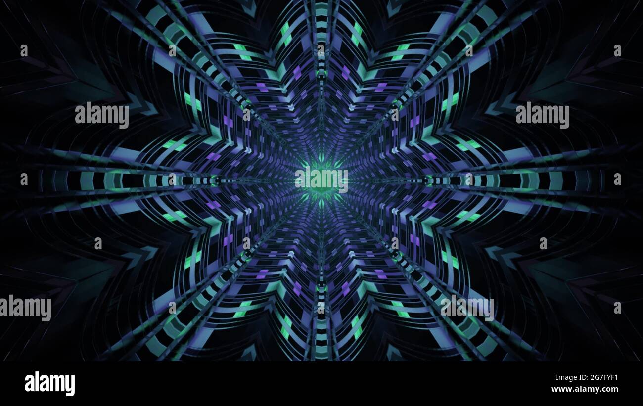 Abstract 3D multi colored illustration Stock Photo - Alamy