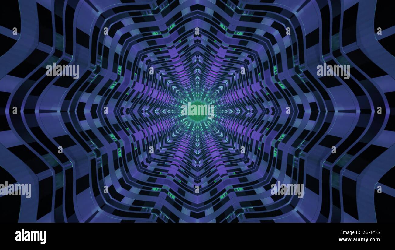 Abstract 3D multi colored illustration Stock Photo - Alamy