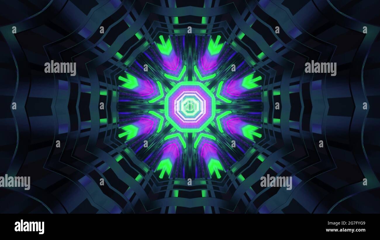 Abstract 3D multi-colored illustration of a light Stock Photo - Alamy