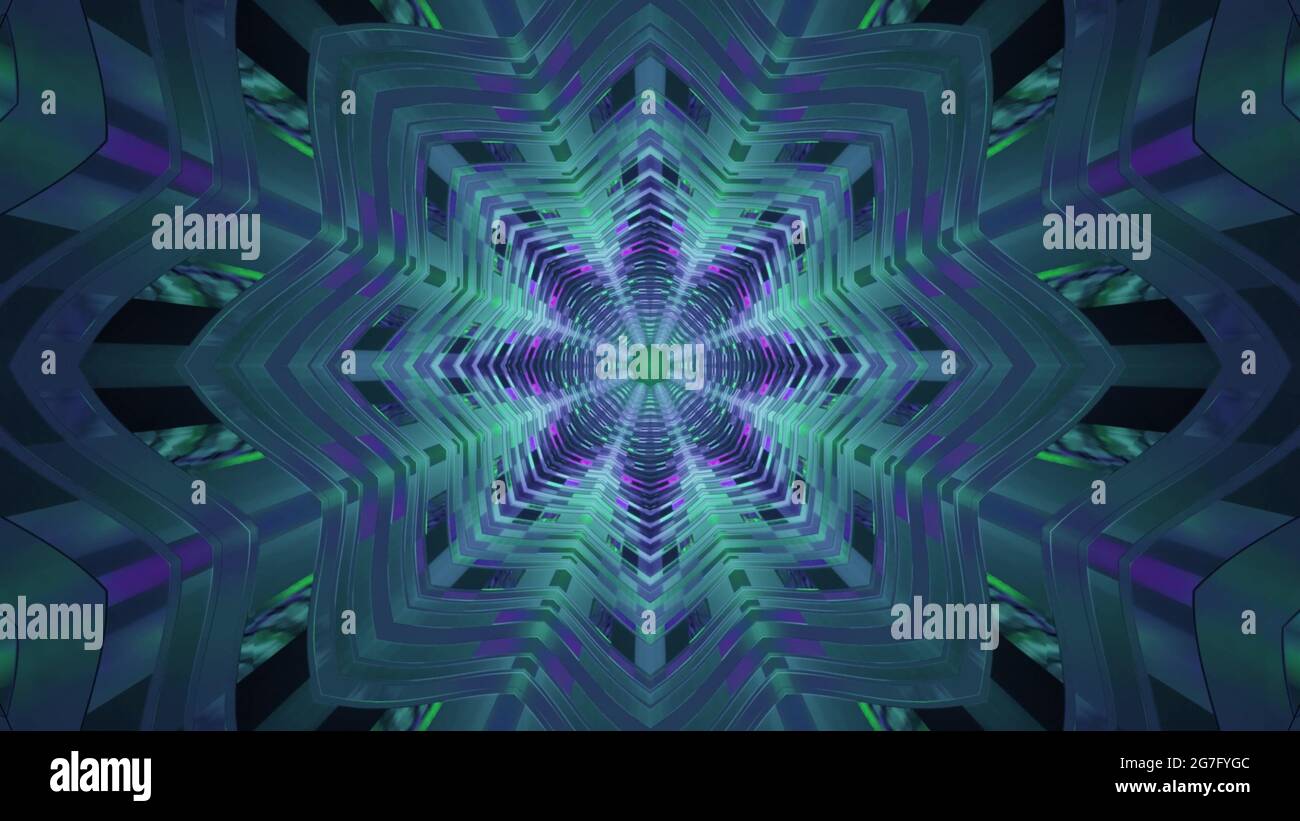 Abstract 3D multi colored illustration Stock Photo - Alamy
