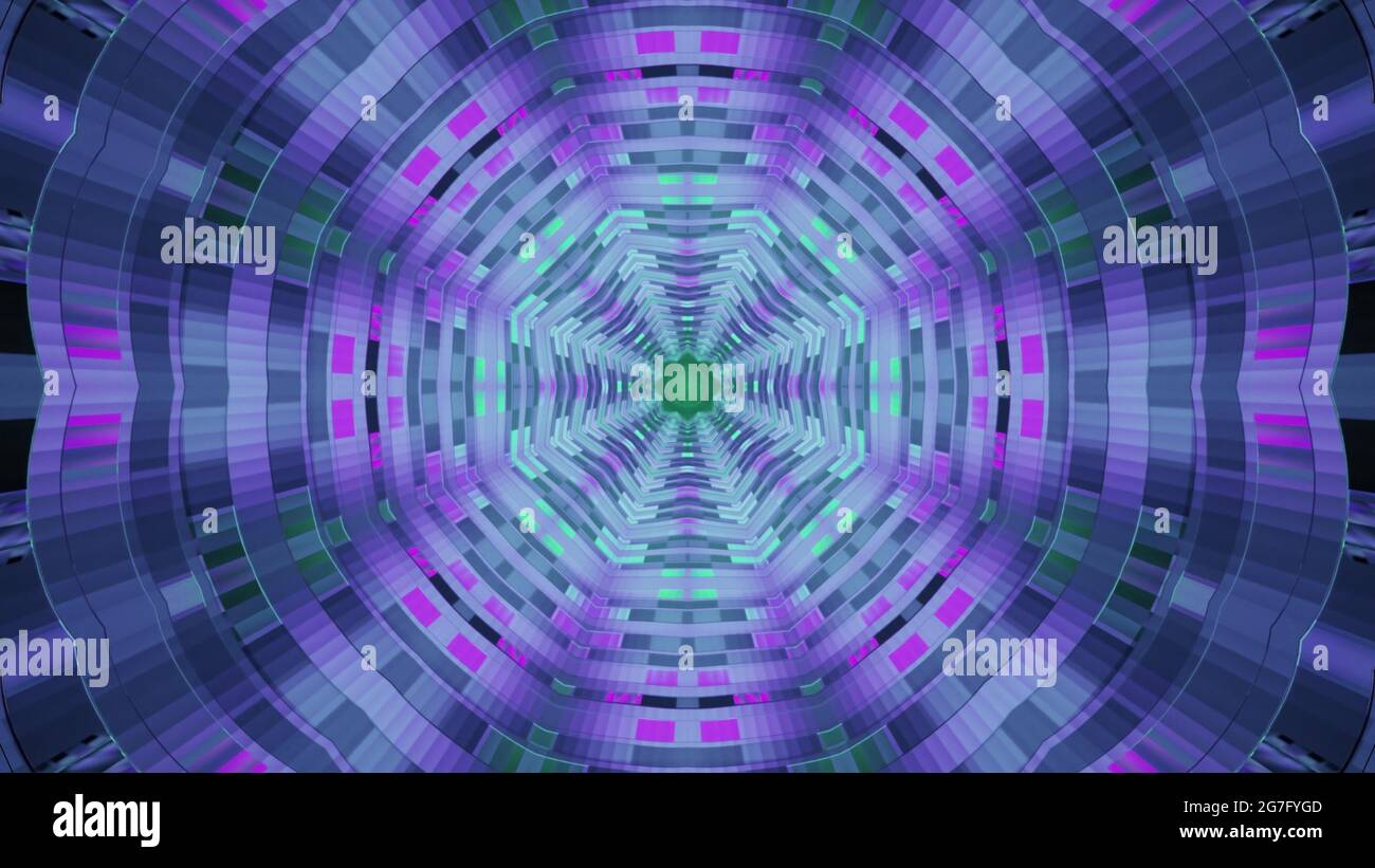 Abstract 3D multi colored illustration Stock Photo - Alamy