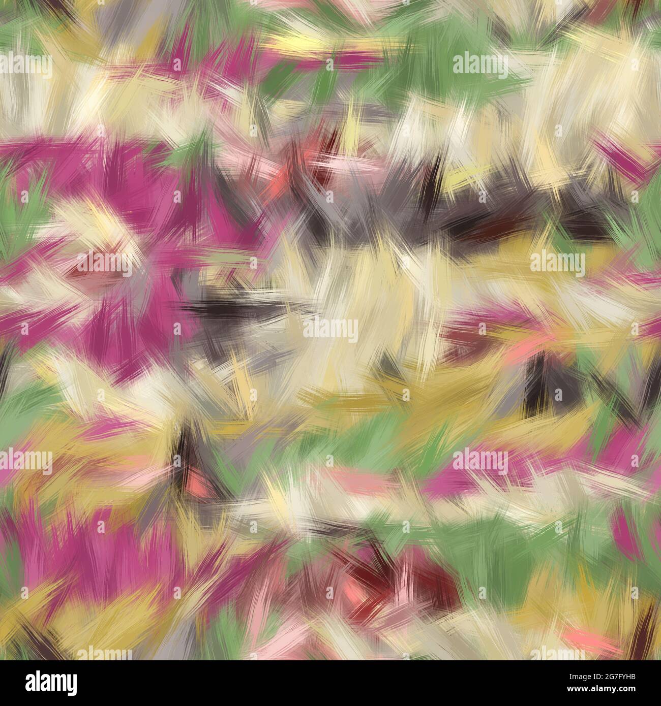 Seamless faux digital paint stroke pattern print Stock Photo - Alamy