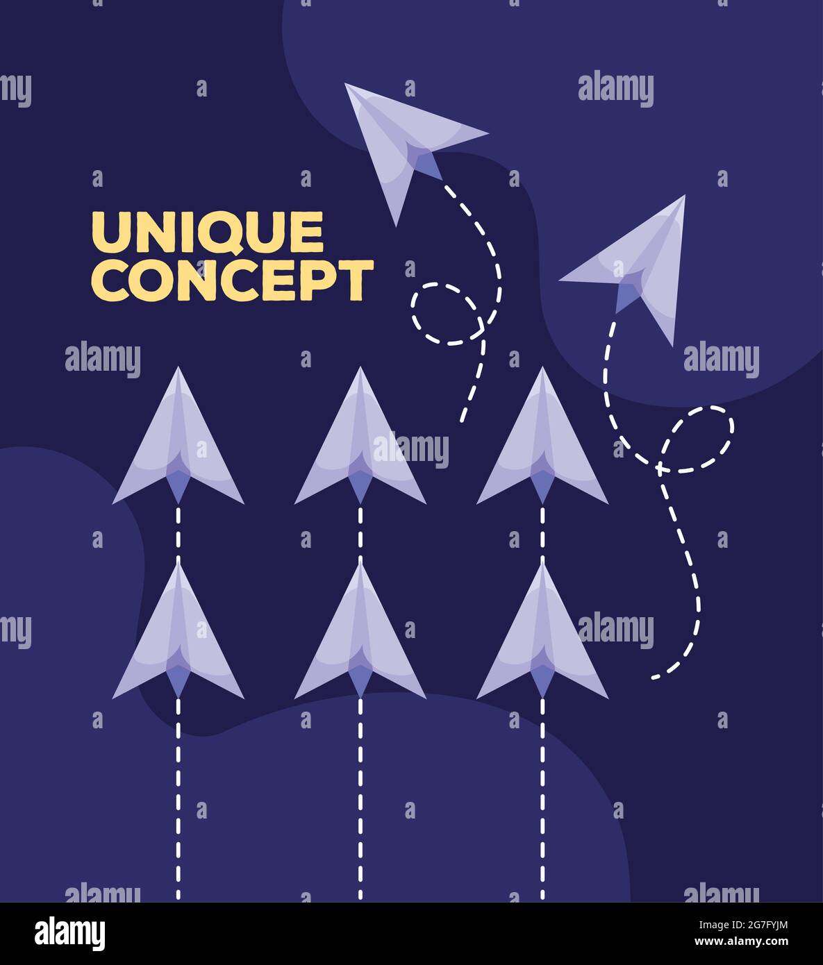 unique concept poster Stock Vector Image & Art - Alamy
