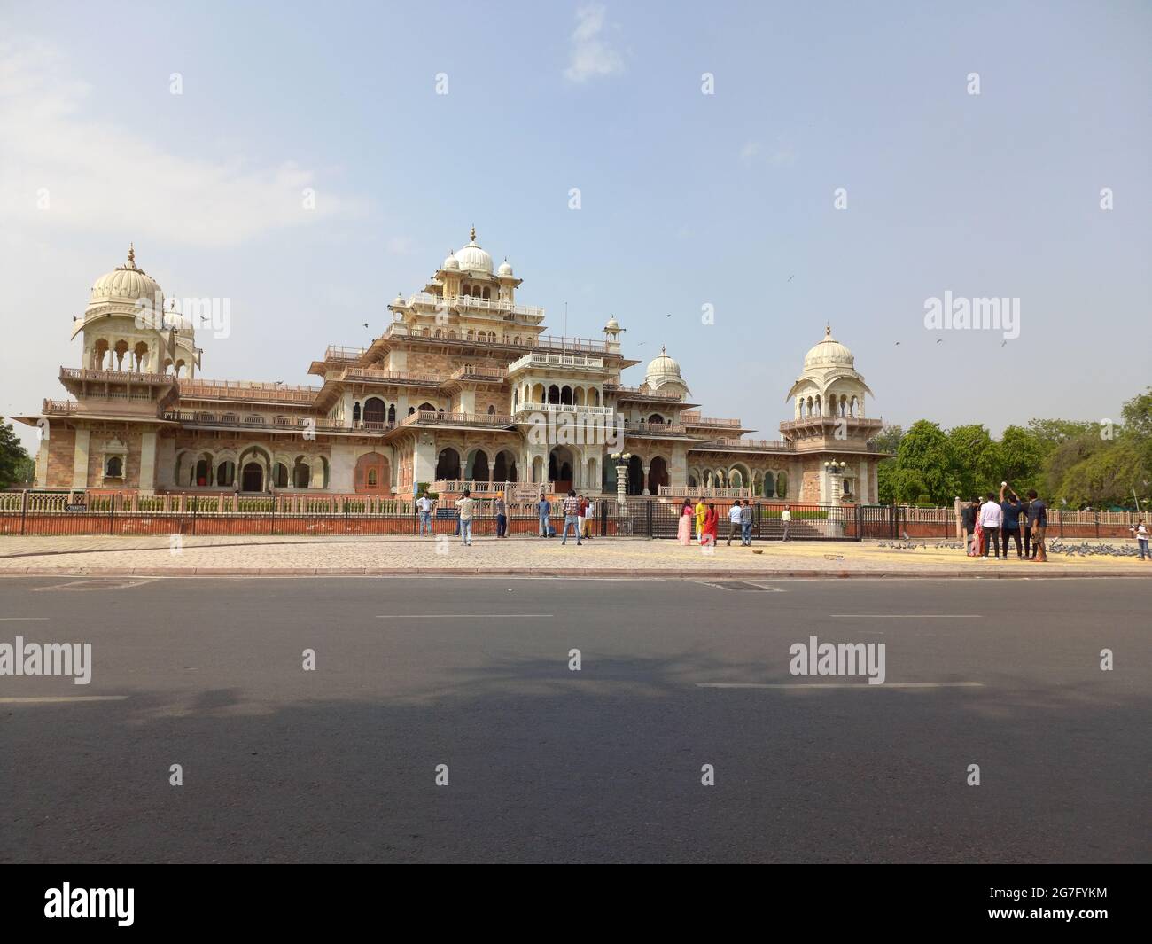 Albert hall museum is situated in Jaipur, Rajasthan, India Stock Photo ...