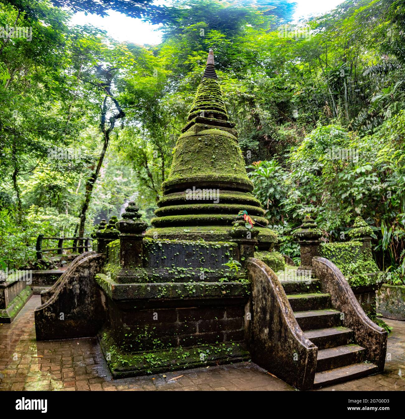 Namtok Phlio National Park, ancient pagoda and waterfall in Chanthaburi ...
