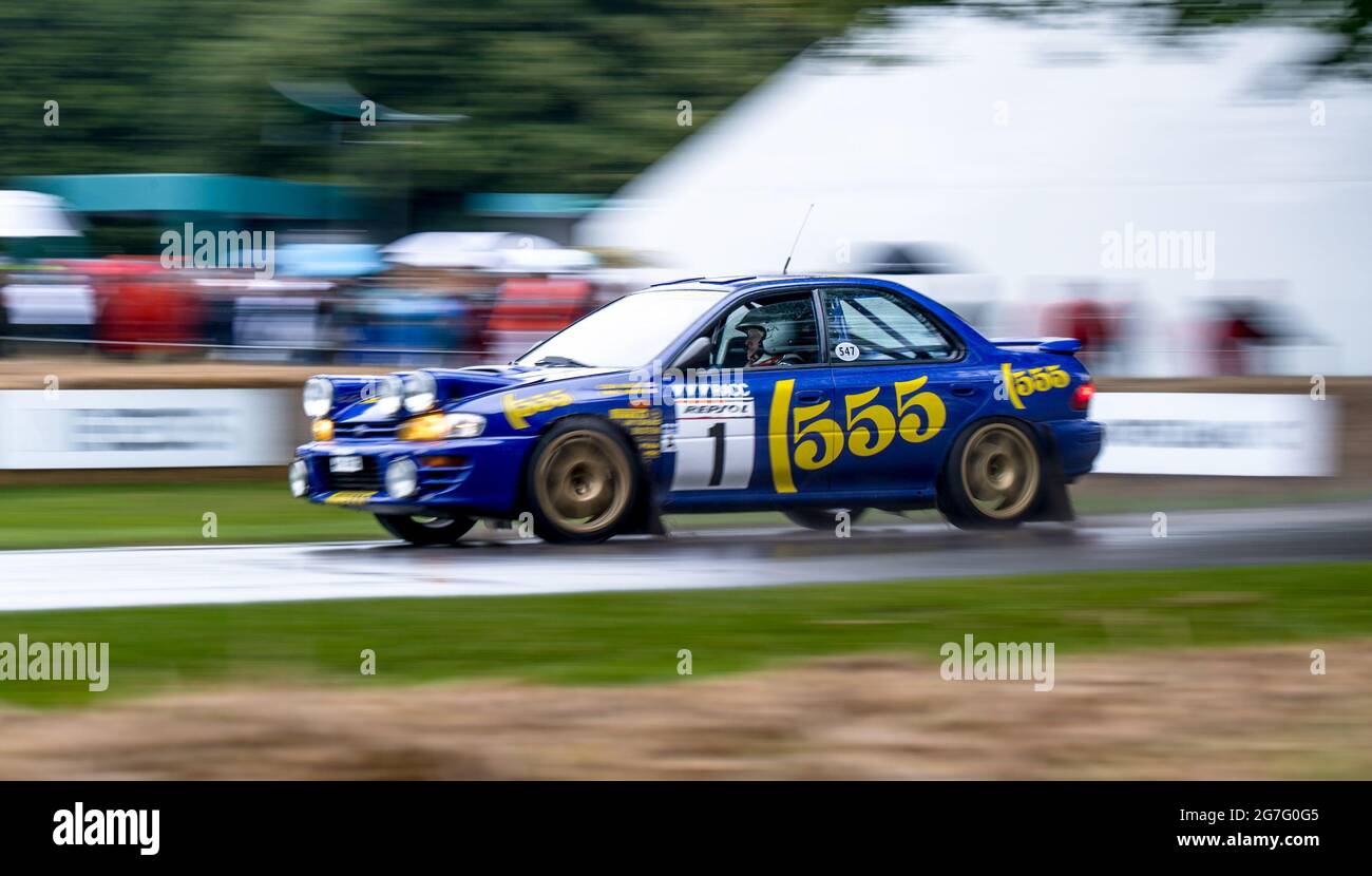 1996 Subaru Impreza entered by Prodrive Ltd and driven by Jimmy McRae ...