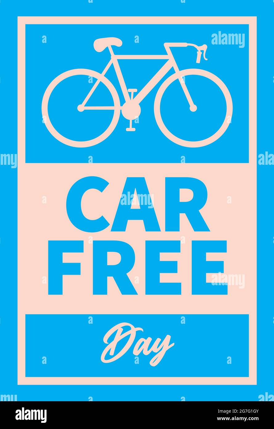 car free day card Stock Vector Image & Art - Alamy