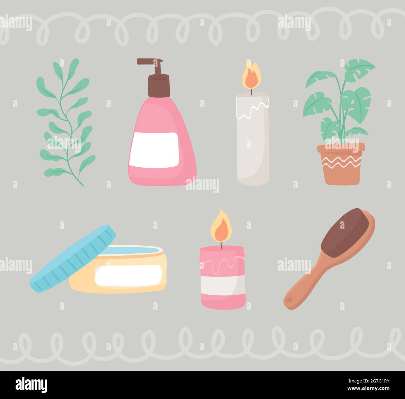 beauty routine icons Stock Vector Image & Art - Alamy