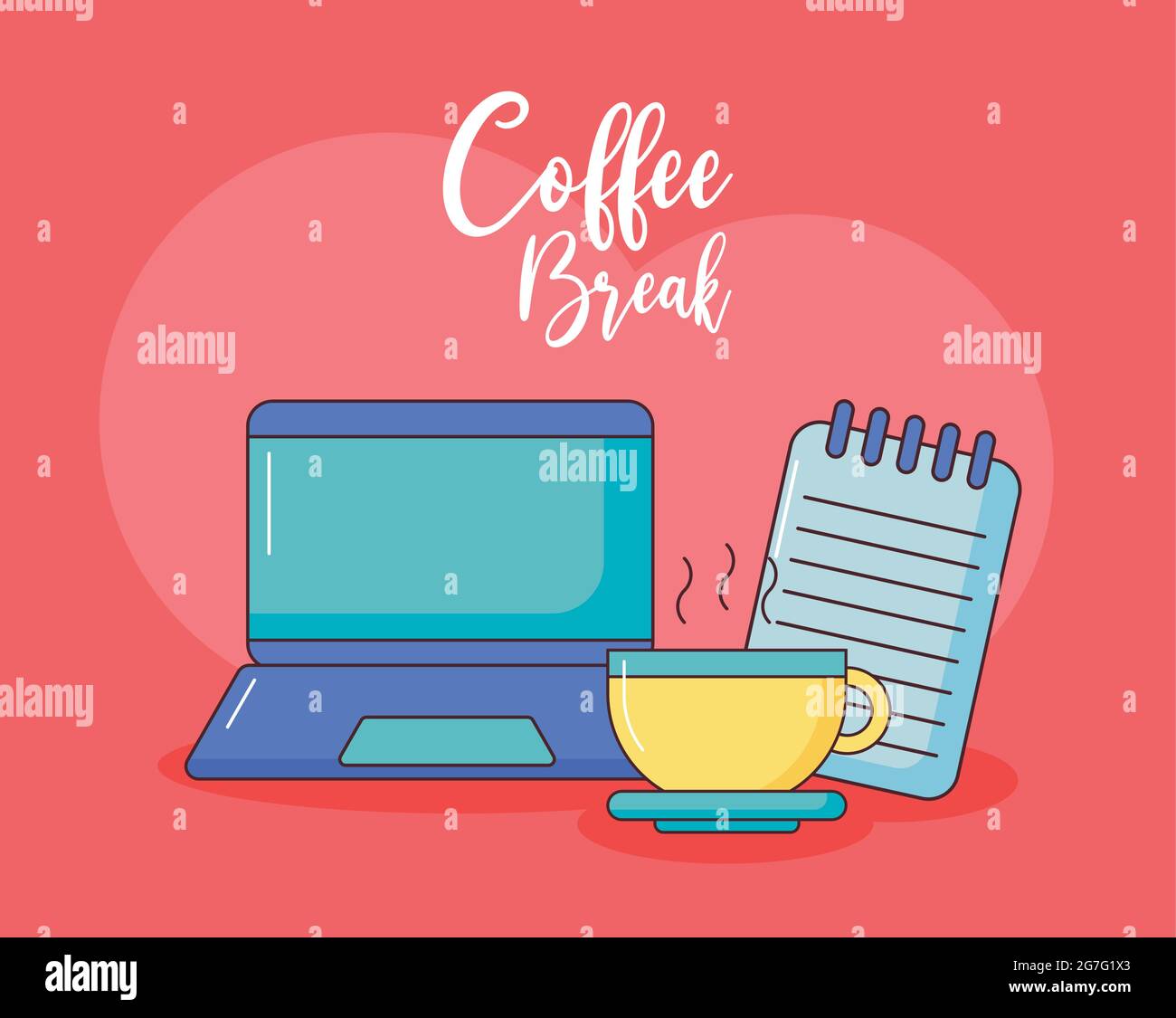 coffee break card Stock Vector Image & Art - Alamy