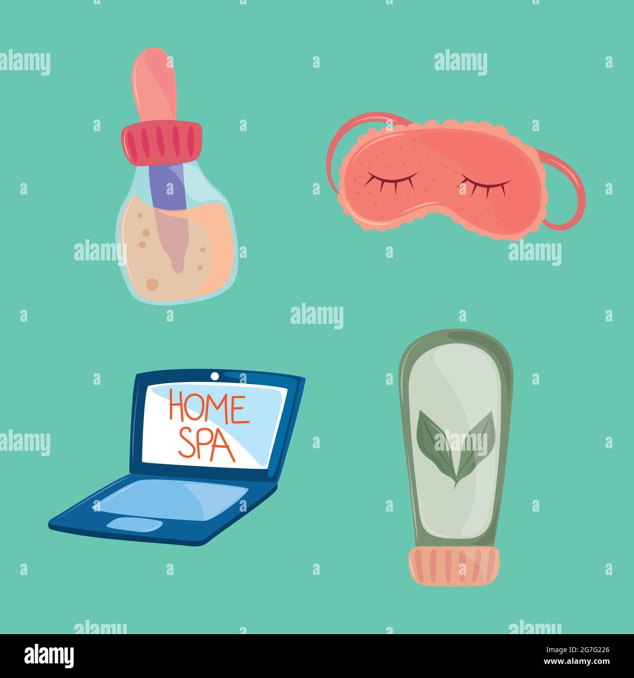 beauty spa objects Stock Vector Image & Art - Alamy