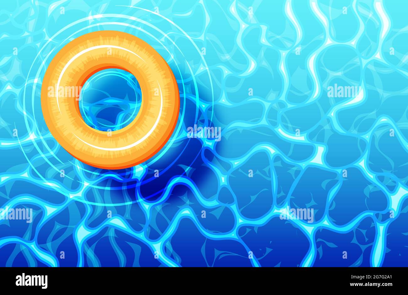Ring on bright water Stock Vector Images - Alamy