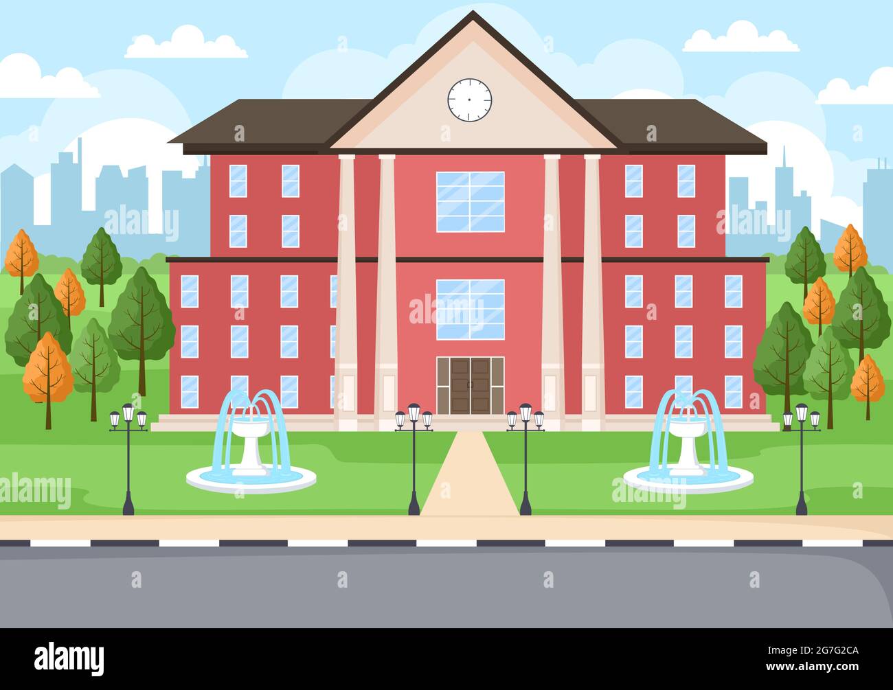 Modern Building Clip Art