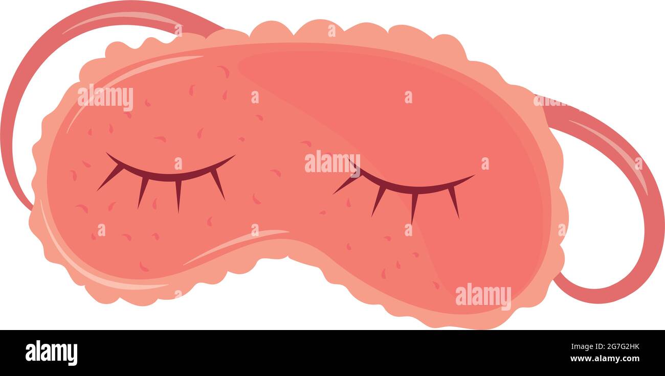 Woman sleep mask on Stock Vector Images - Alamy