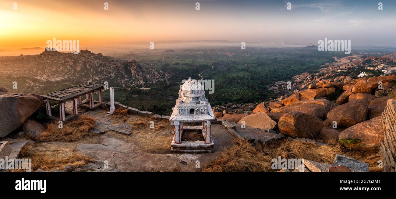 View of Matanga Hill during the sunrise in the morning in the Unesco ...